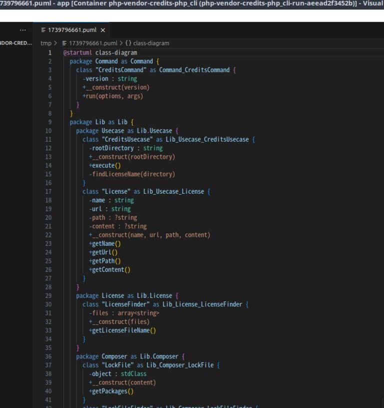 VSCode の拡張機能 php-class-diagram で簡単クラス図作成 | 週記くらい