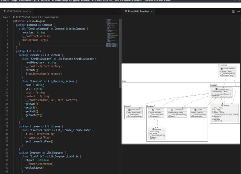 VSCode の拡張機能 php-class-diagram で簡単クラス図作成 | 週記くらい